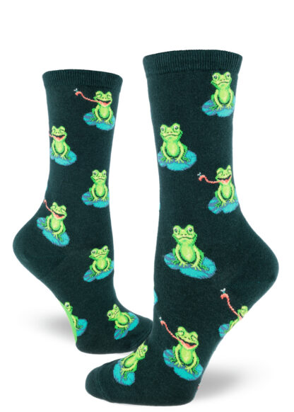 Funny Frog Women's Crew Socks – Hunter - ModSocks